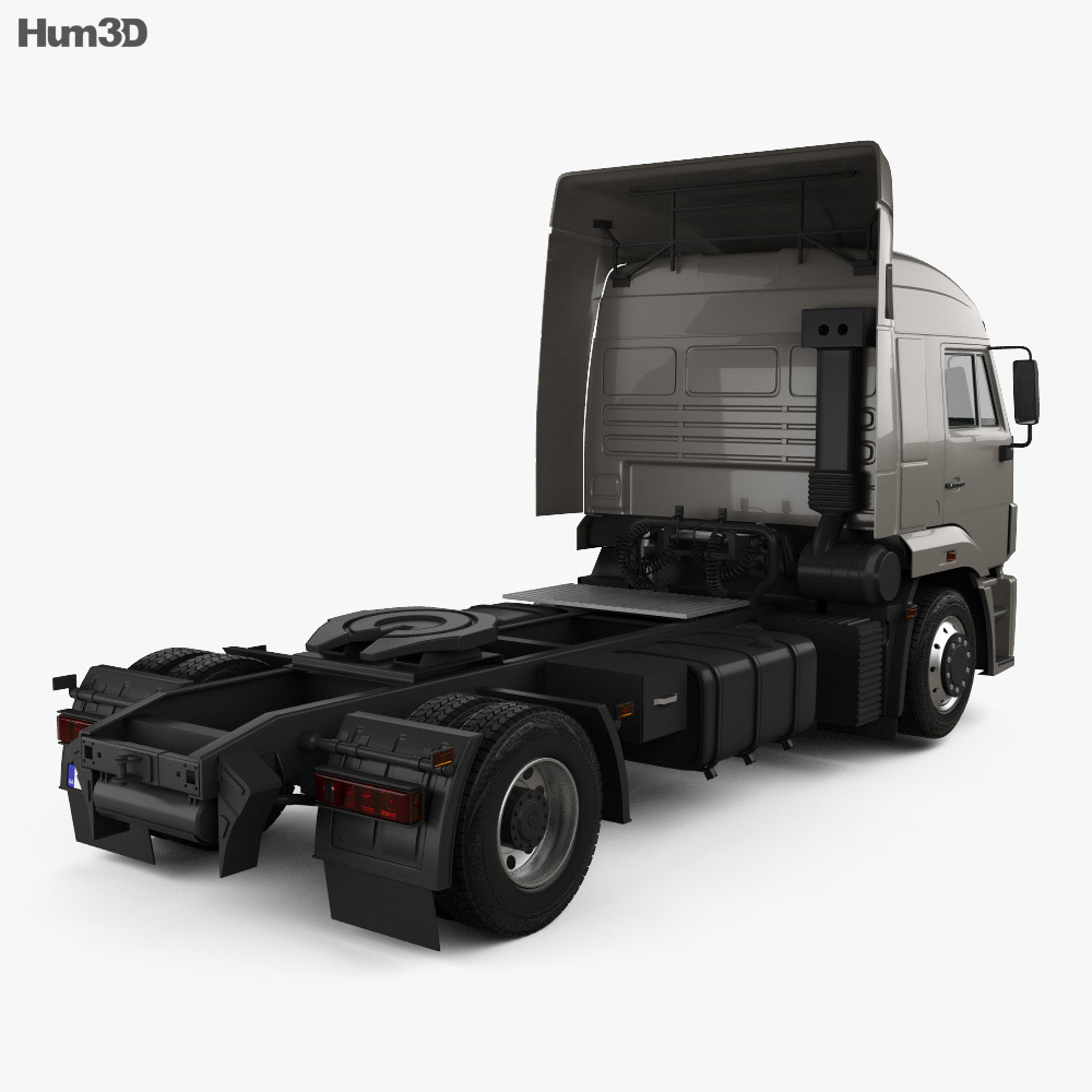 KamAZ 5460 Tractor Truck 2016 3D model - Download Truck on 3DModels.org