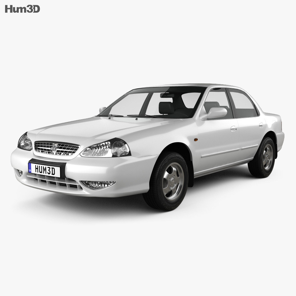 Kia Clarus 2000 3D model - Download Sedan on 3DModels.org