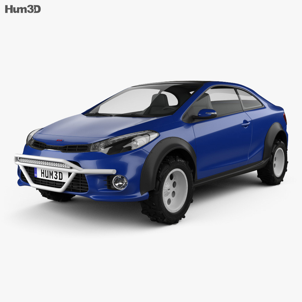 Kia Forte Koup Mud Bogger 2018 3D model - Download Sports car on ...