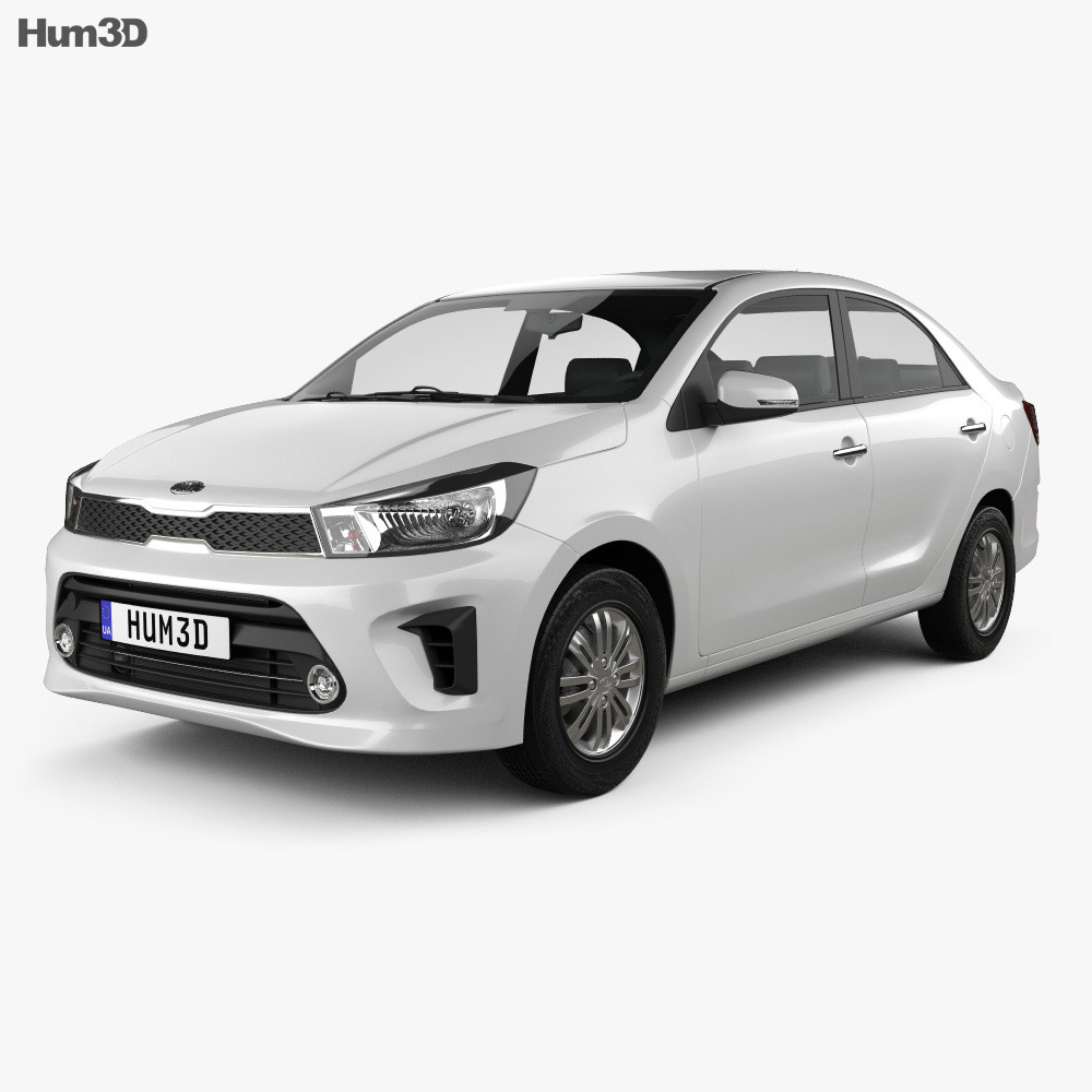 Kia Pegas 2021 3D model - Download Sedan on 3DModels.org