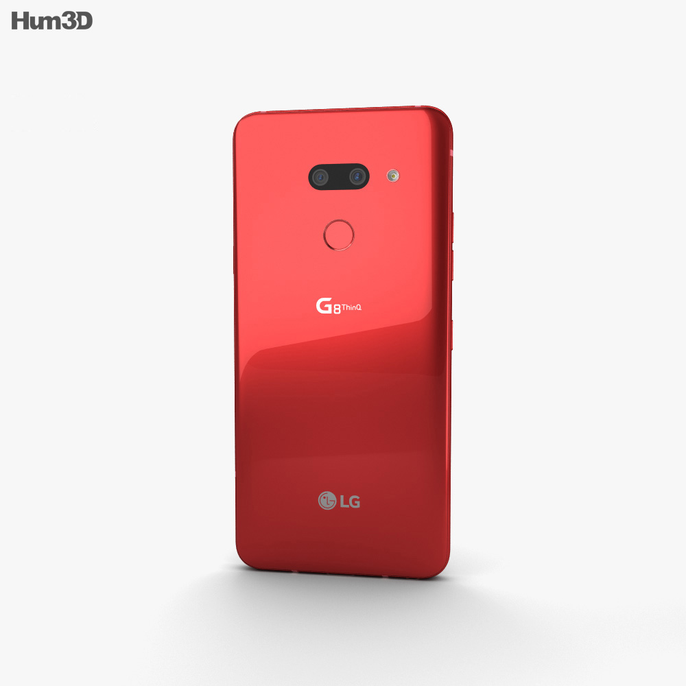 LG G8 ThinQ Carmine Red Modelo 3D - Baixar Telefone no 3DModels.org