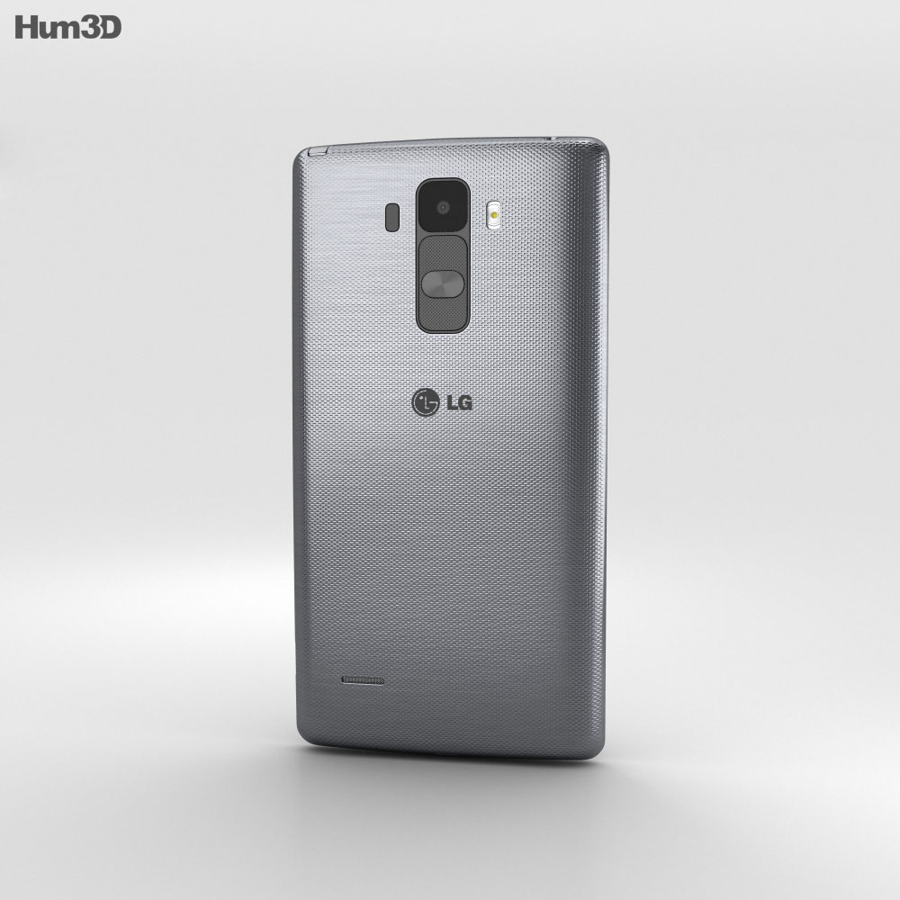 LG G Stylo Silver 3D model - Download Phones on 3DModels.org