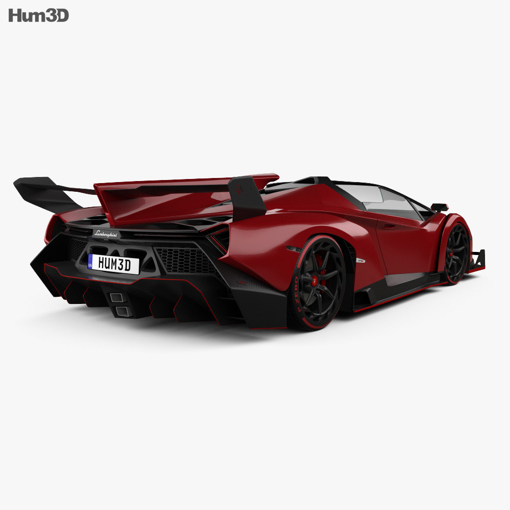 Lamborghini Veneno Roadster 2016 3D model - Download Sports car on ...