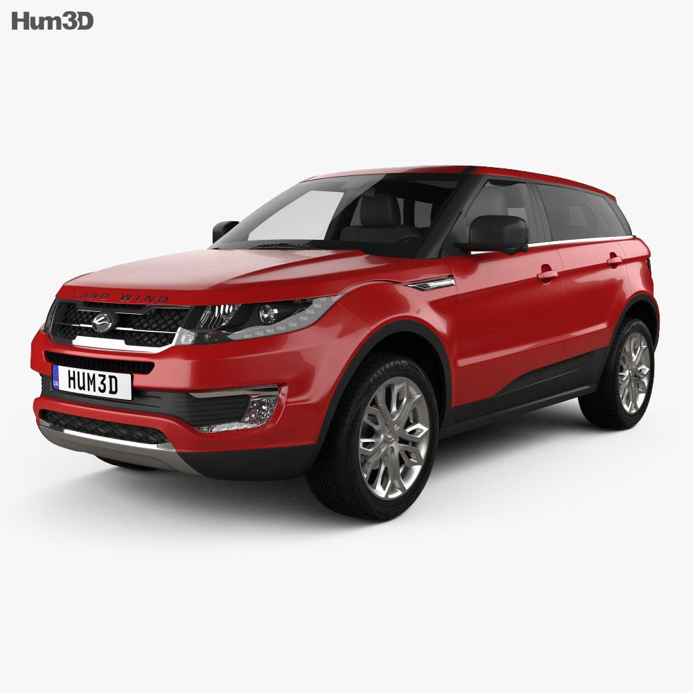 Landwind X7 2018 3D model - Download Crossover SUV on 3DModels.org