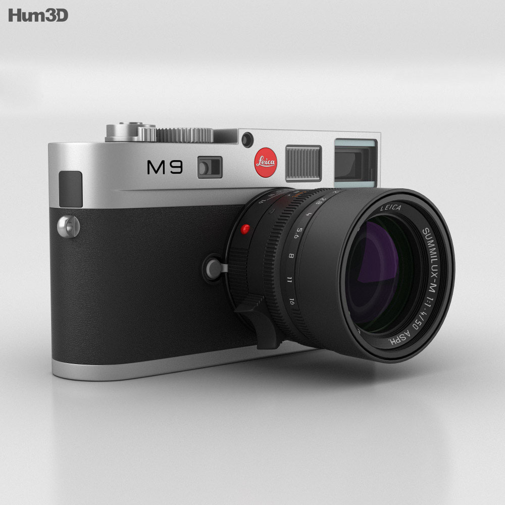 Leica M9 Steel Gray 3D model - Download Photo camera on 3DModels.org
