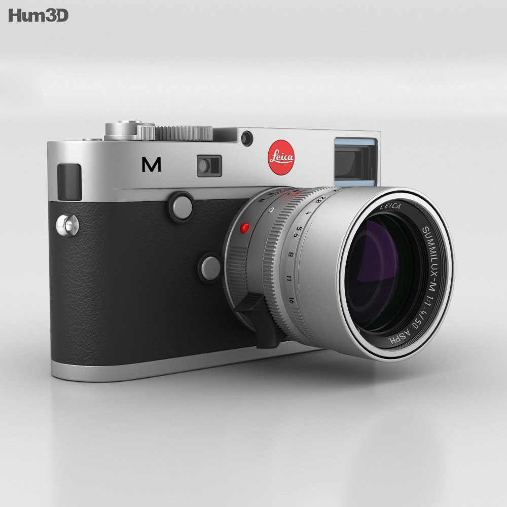 Leica M (Type 240) Silver 3D model - Download Photo camera on 3DModels.org