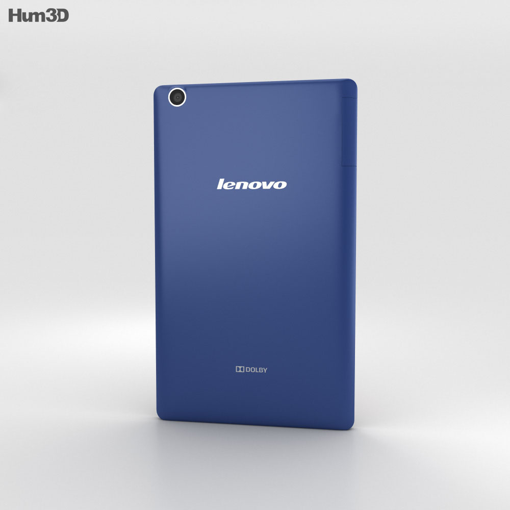 Lenovo Tab 2 A8 Midnight Blue 3D model - Download Tablet on 3DModels.org