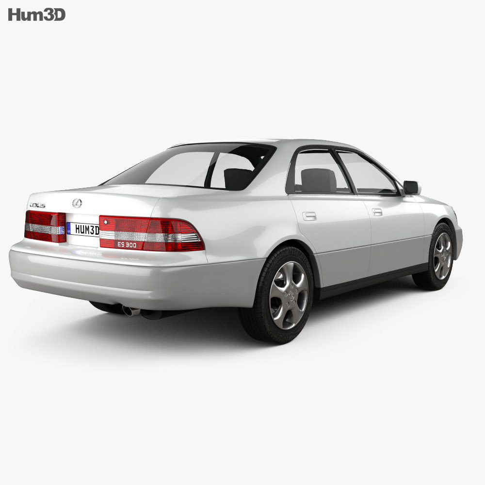 Lexus ES 2001 3D model - Download Sedan on 3DModels.org
