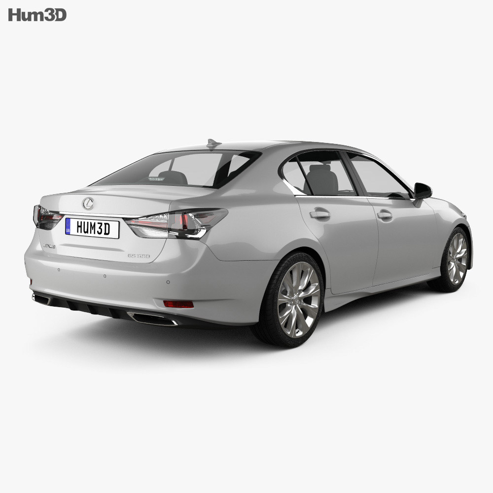 Lexus GS 350 2018 3D model - Download Sedan on 3DModels.org