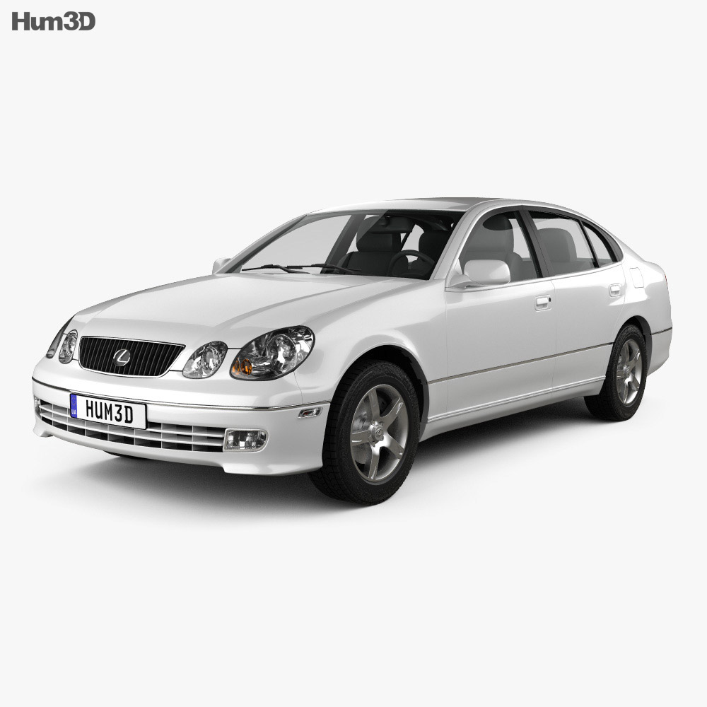 Lexus GS (S160) 2004 3D model - Download Sedan on 3DModels.org