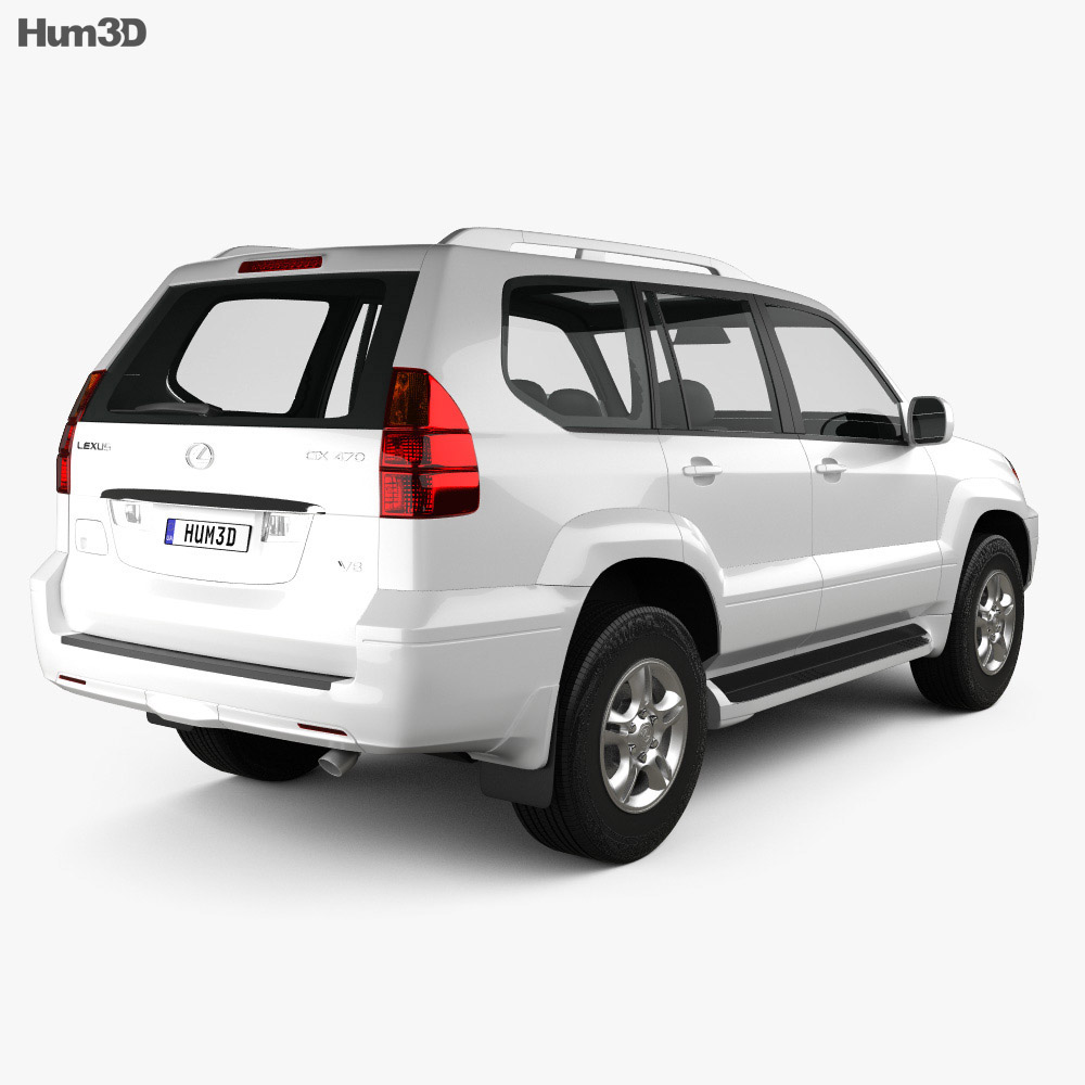 Lexus GX (J120) 2009 3D model - Download Crossover SUV on 3DModels.org