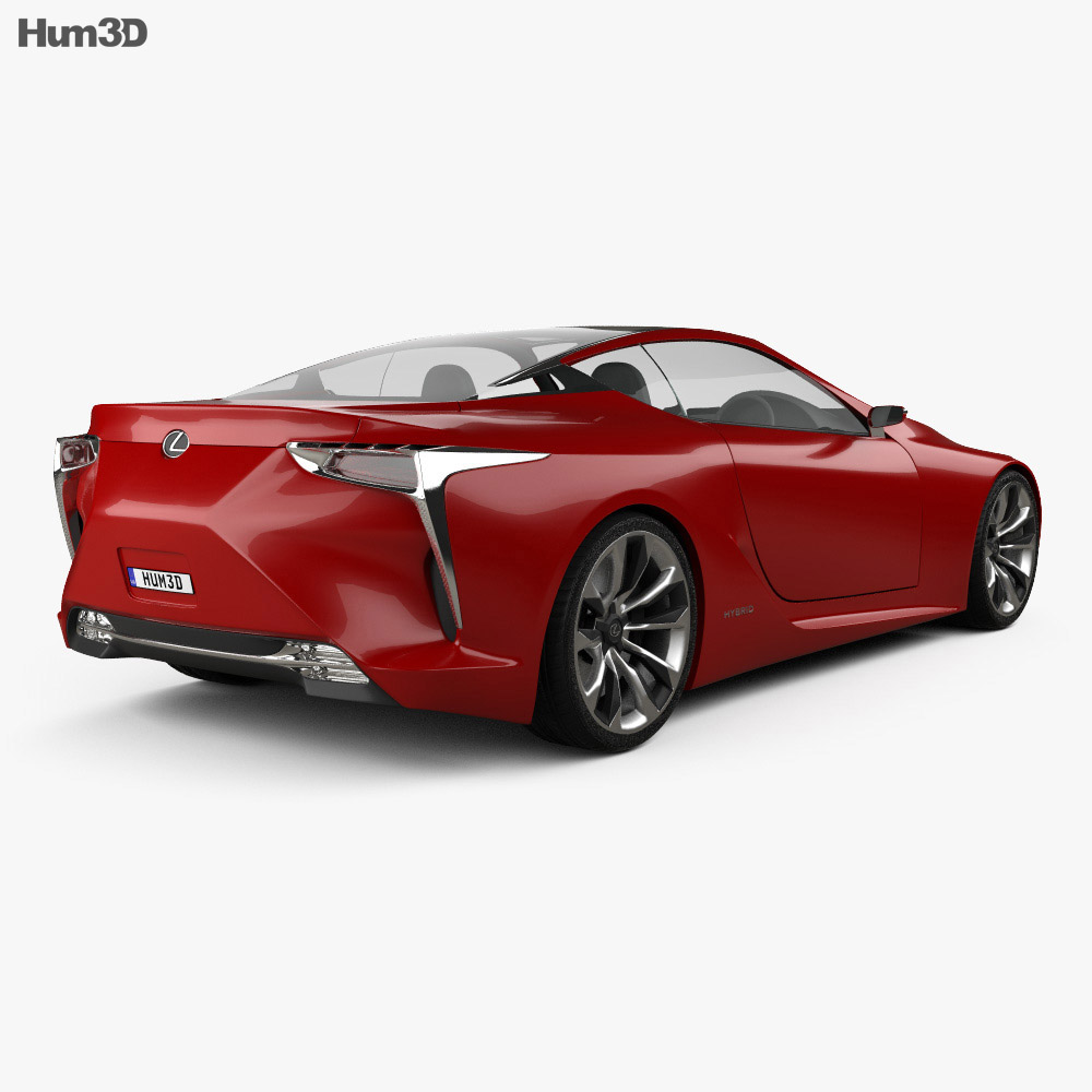 Lexus LF-LC 2015 3D model - Download Sports car on 3DModels.org