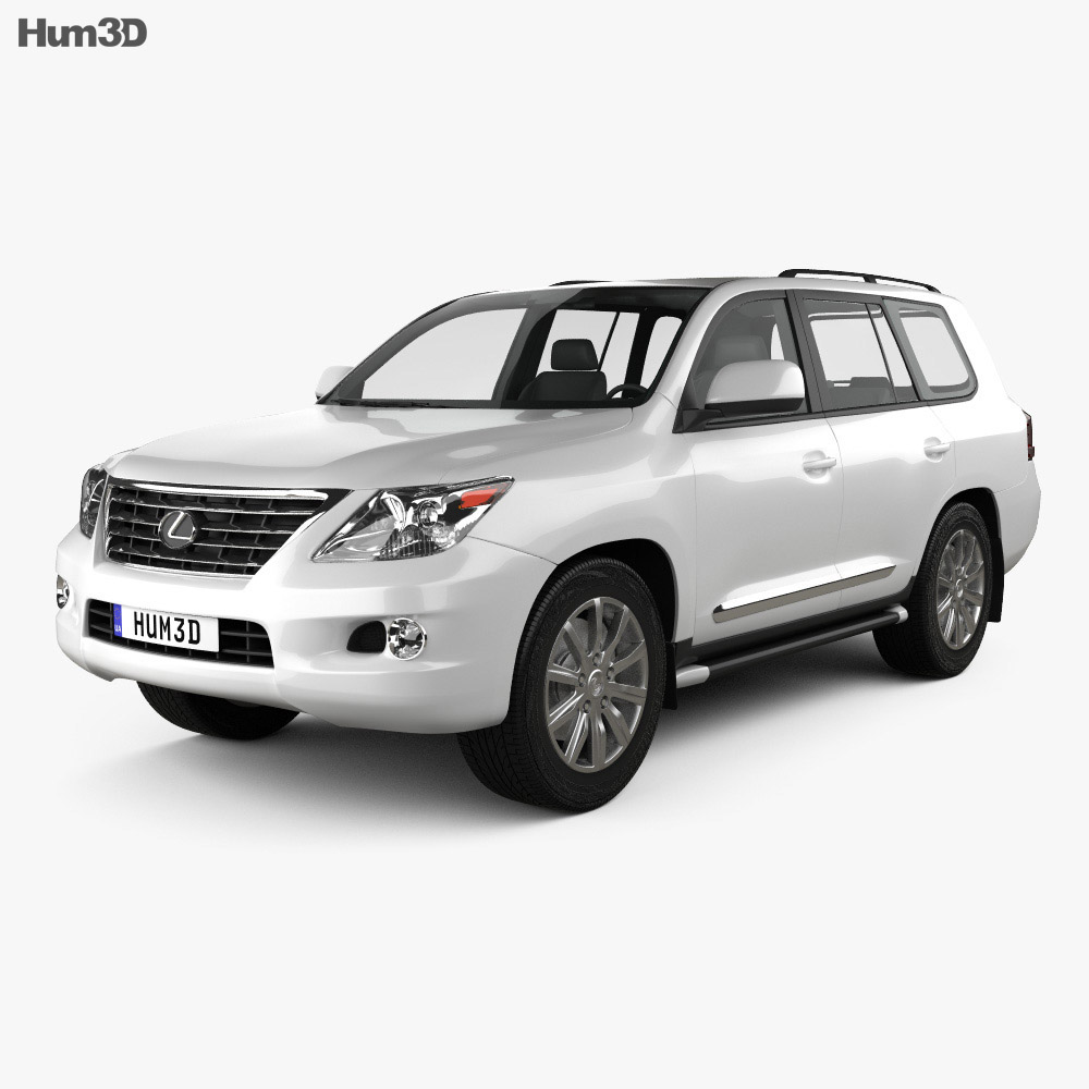 Lexus LX 570 (J200) 2012 3D model - Download Crossover SUV on 3DModels.org