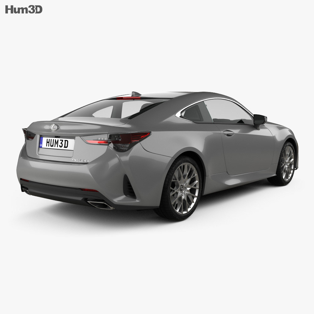 Lexus RC 2022 3D model - Download Sports car on 3DModels.org