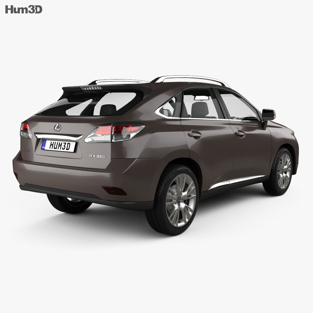 Lexus RX 2015 3D model - Download Crossover SUV on 3DModels.org