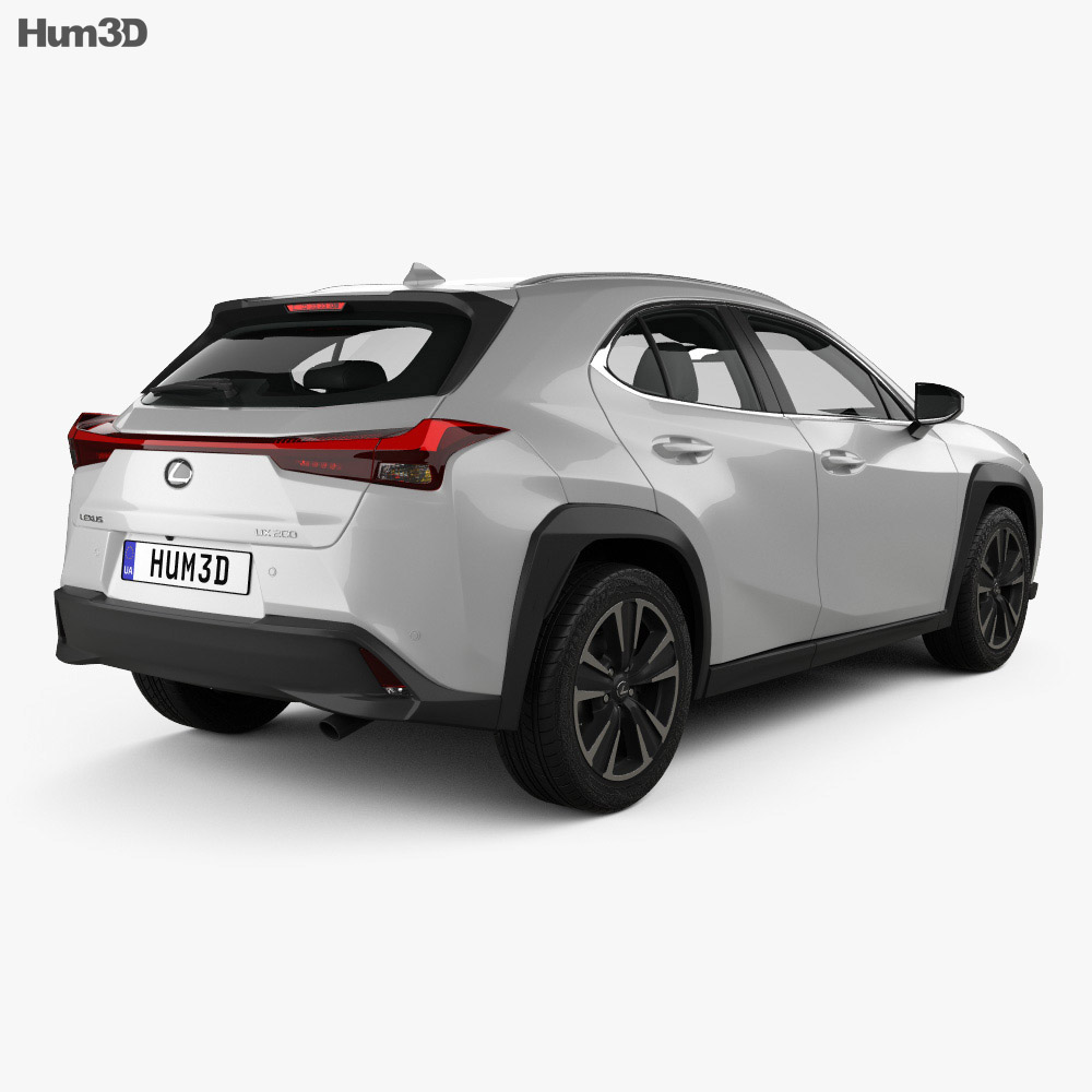 Lexus UX 2022 3D model - Download Crossover SUV on 3DModels.org