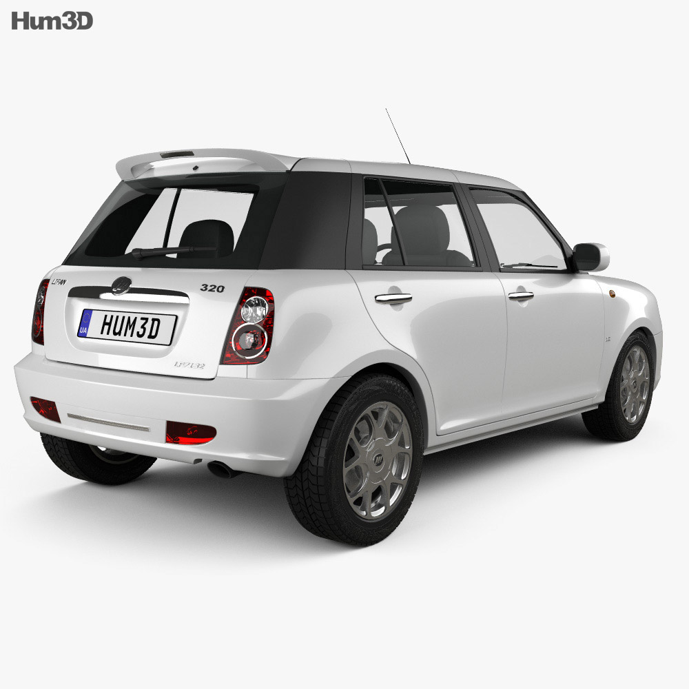 Lifan 320 (Smiley) 2014 3D model - Download Hatchback on 3DModels.org