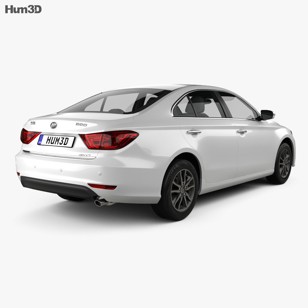 Lifan 820 2018 3D model - Download Sedan on 3DModels.org