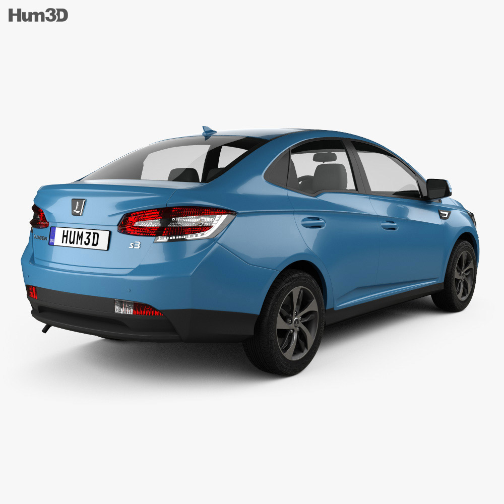 Luxgen S3 2019 3D model - Download Sedan on 3DModels.org
