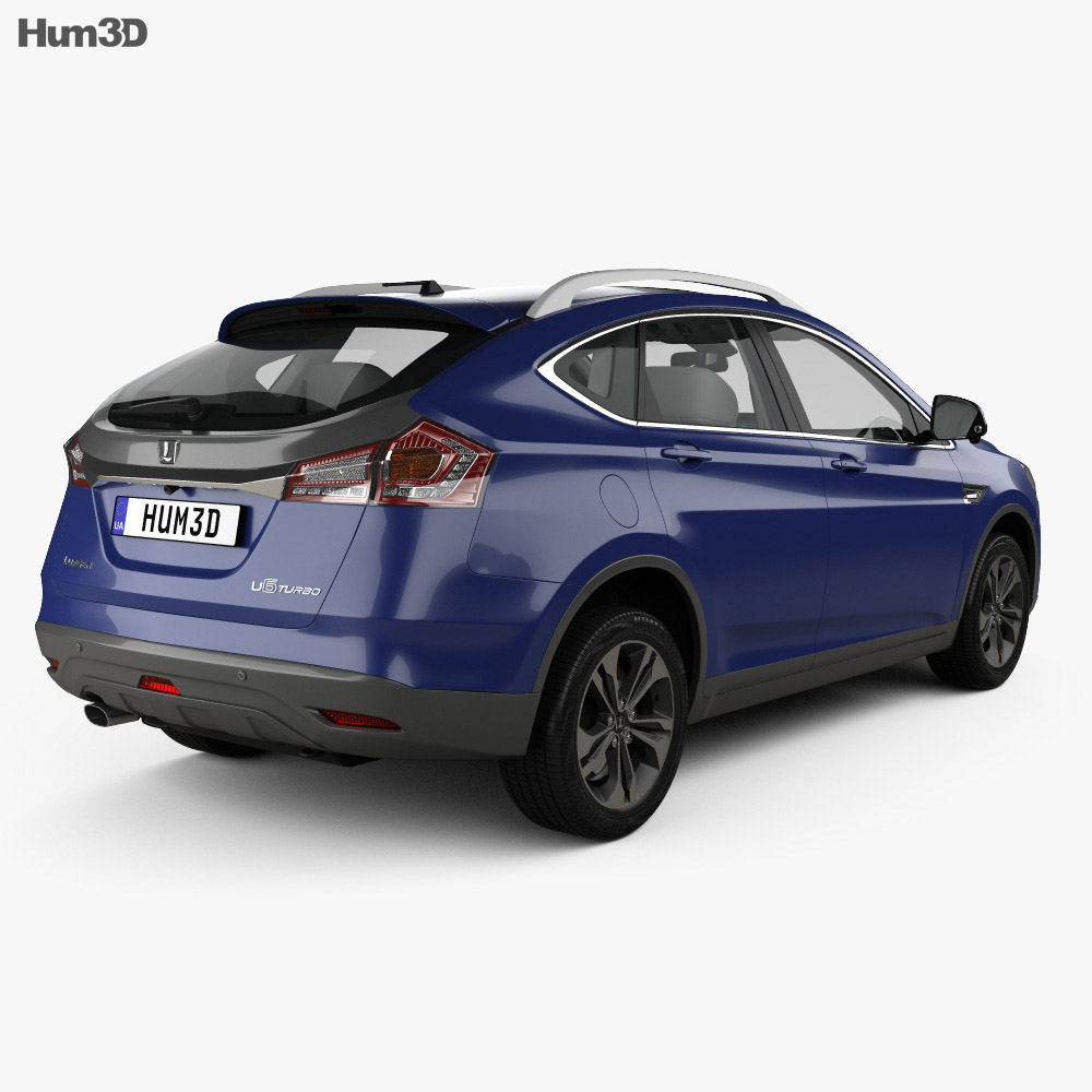Luxgen U6 Turbo with HQ interior 2016 3D model - Download Crossover SUV ...