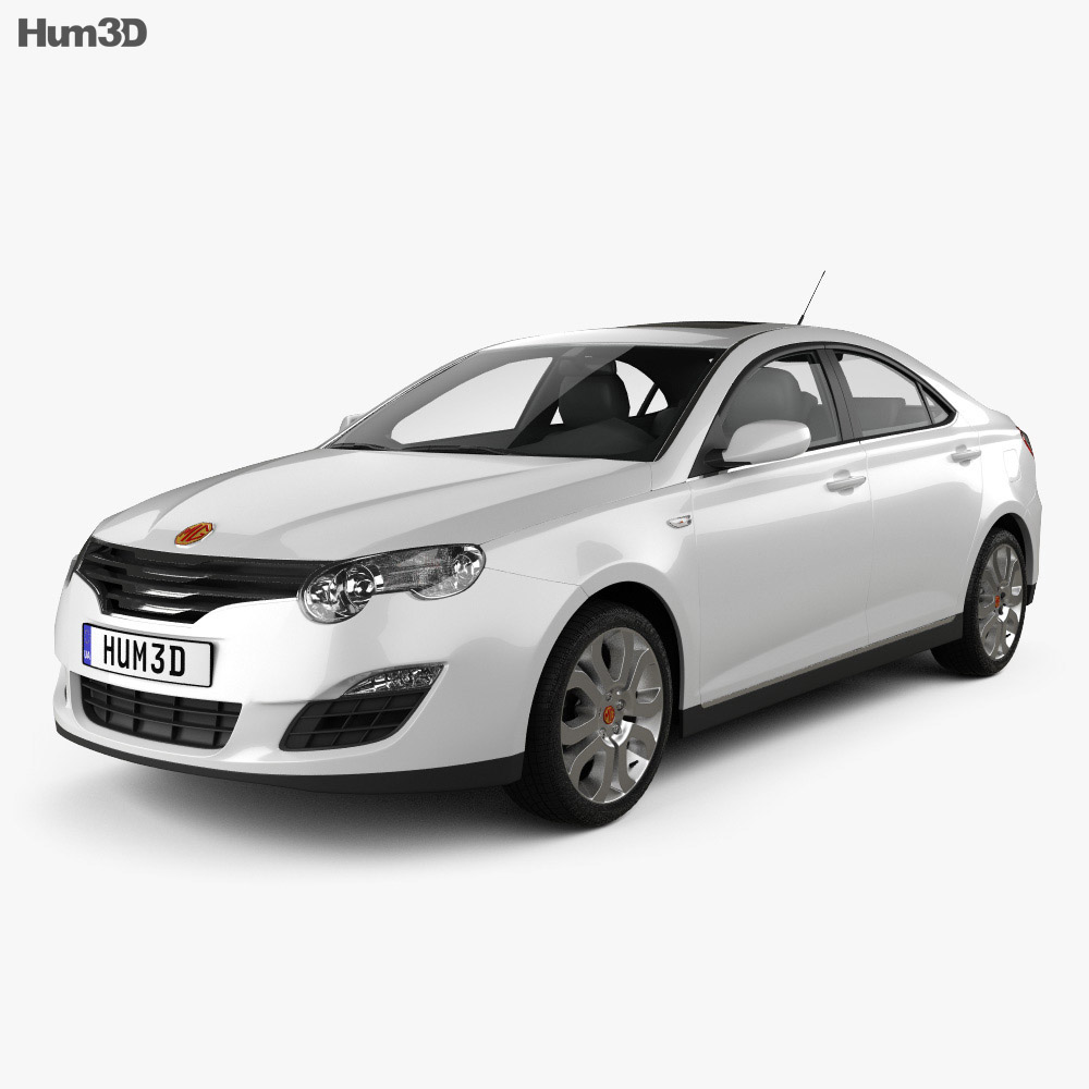 MG 550 2014 3D model - Download Sedan on 3DModels.org