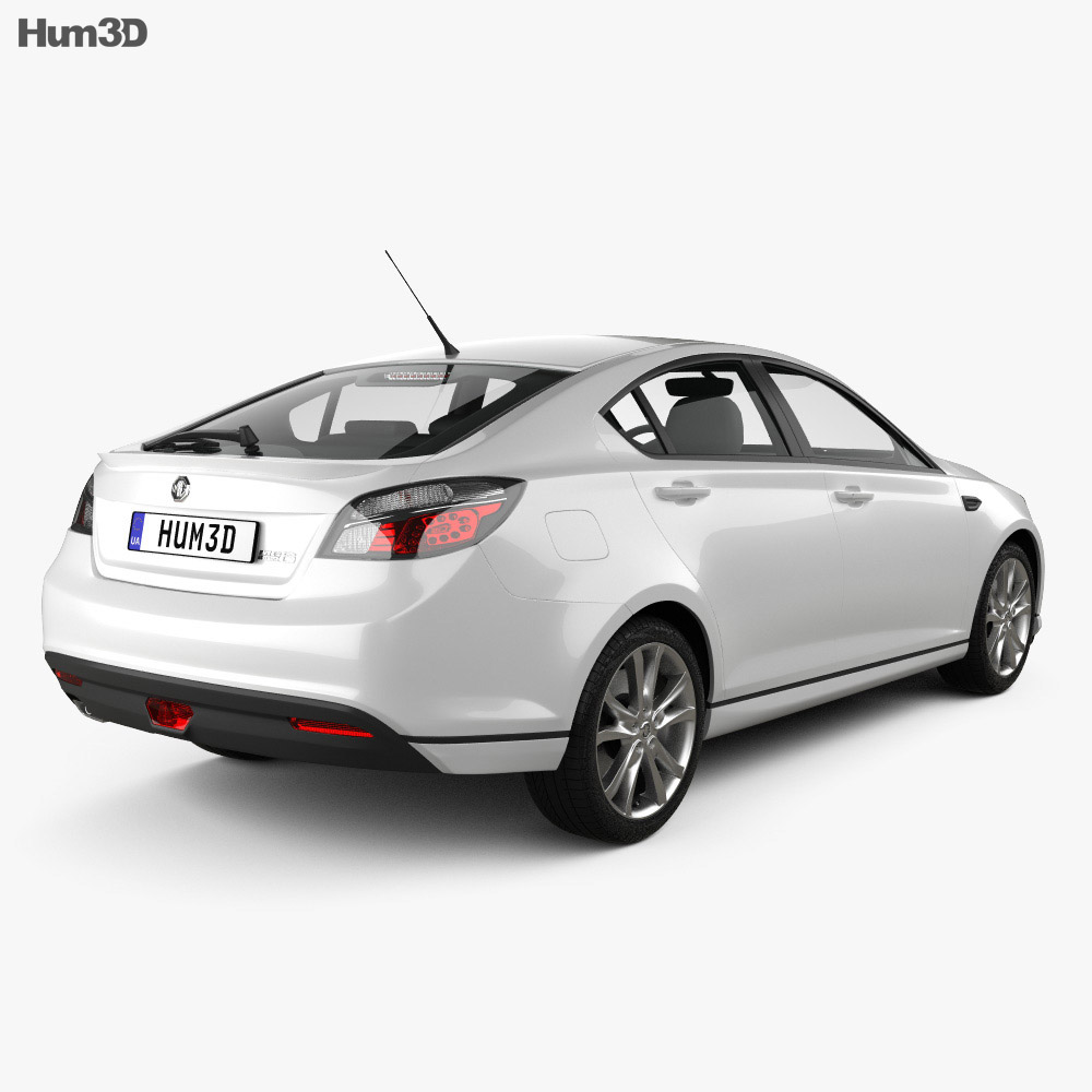 MG6 GT 2015 3D model - Download Hatchback on 3DModels.org