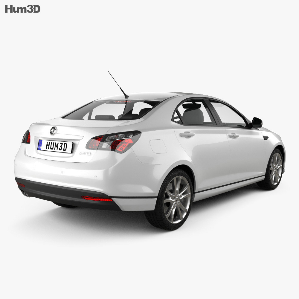MG6 Magnette 2015 3D model - Download Sedan on 3DModels.org