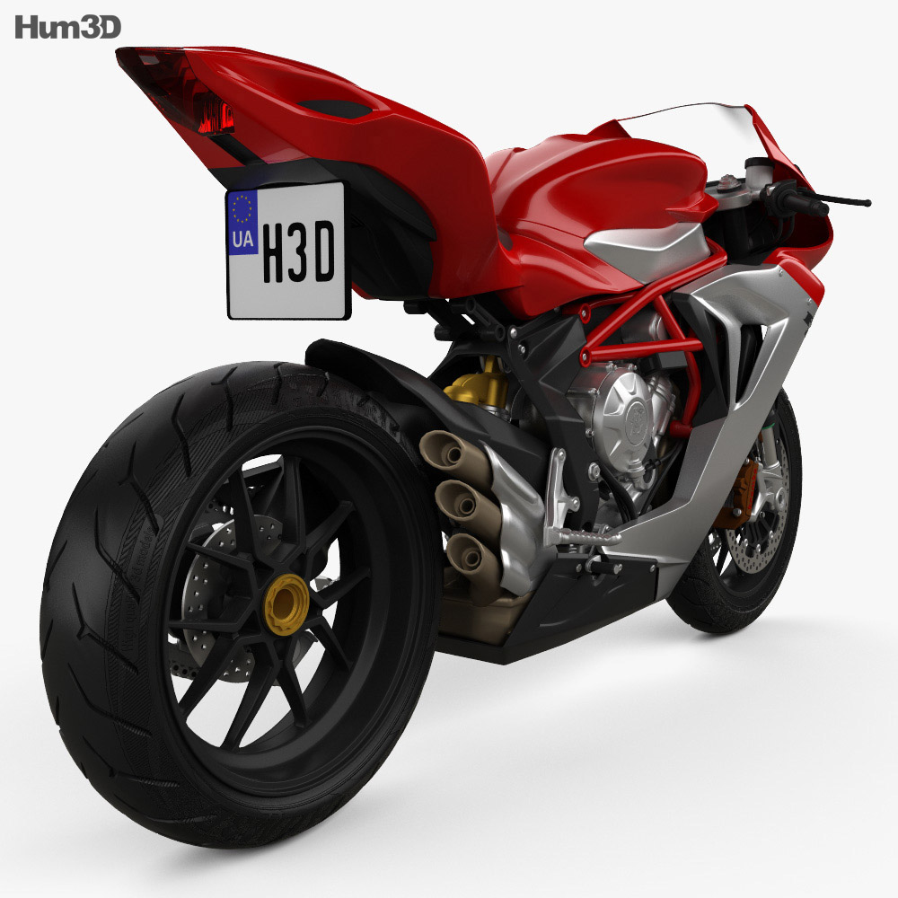 MV Agusta F3 800 2014 3D model - Download Motorcycle on 3DModels.org