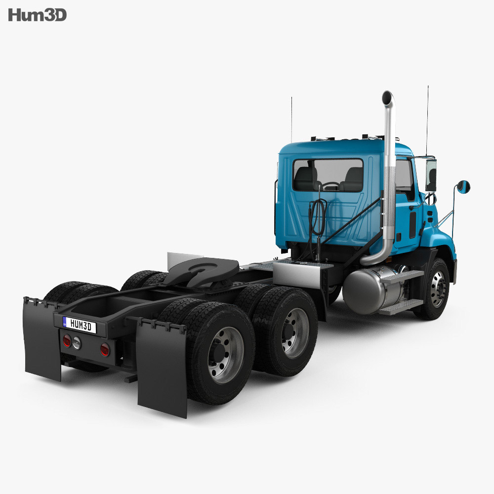 Mack Vision CXN613 Day Cab Седельный тягач 3-х осный 2014 3D модель ...