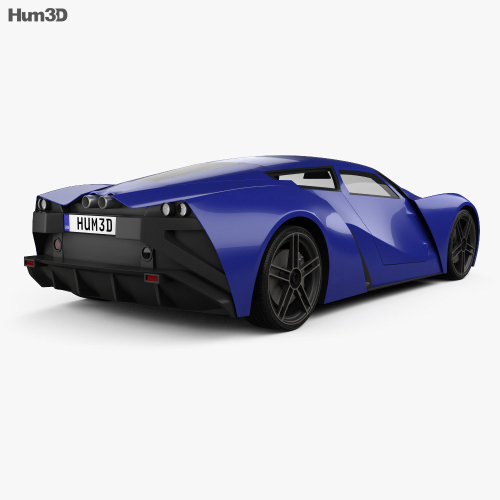 Marussia B2 2014 3D model - Download Sports car on 3DModels.org
