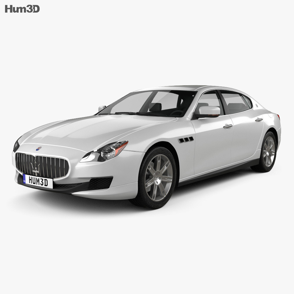 Maserati Quattroporte 2016 3D model - Download Sedan on 3DModels.org