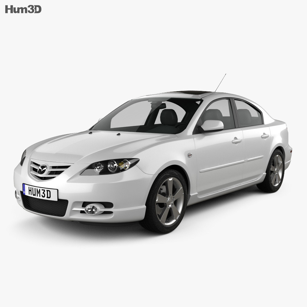 Mazda 3 sedan S 2009 3D model - Download Sedan on 3DModels.org