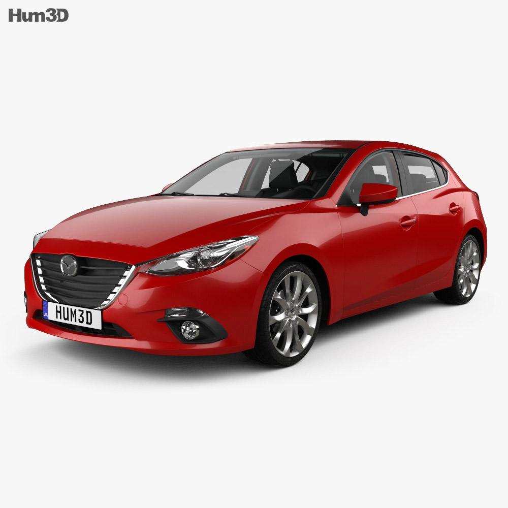Mazda 3 hatchback con interior 2016 Modelo 3D - Descargar Hatchback ...