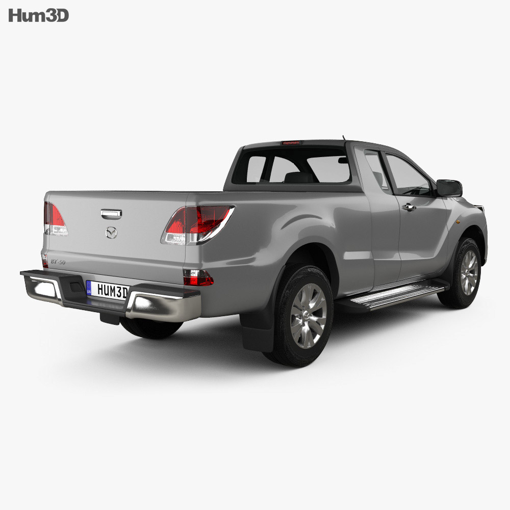 Mazda BT-50 Crew Cab 2014 3D model - Download Pickup on 3DModels.org