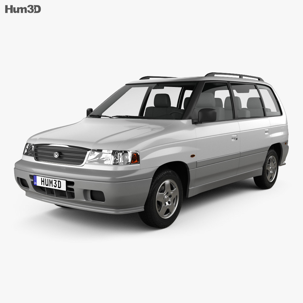 Mazda MPV (LV) 1999 3D model - Download Van on 3DModels.org