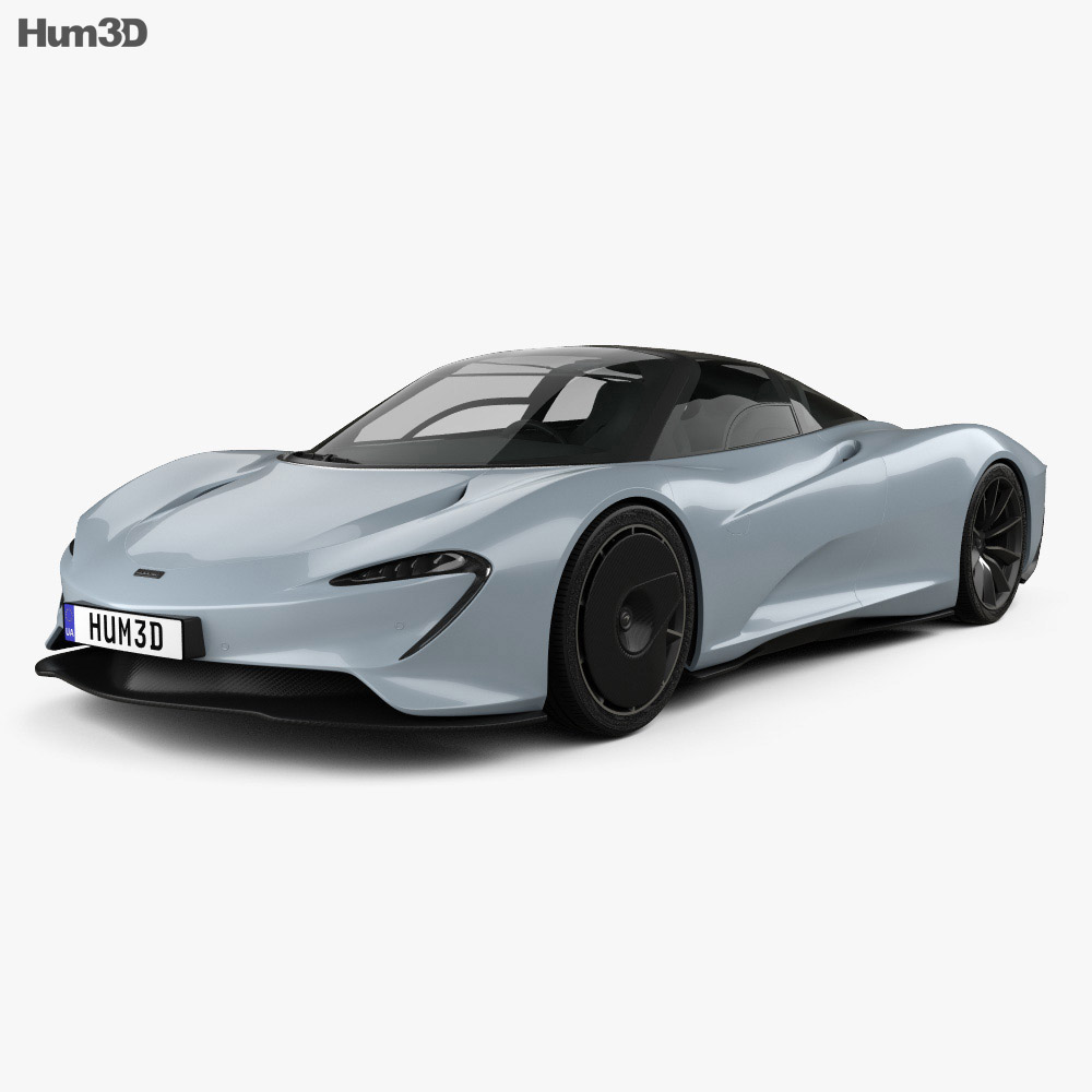 McLaren Speedtail 2021 3D model - Download Sports car on 3DModels.org