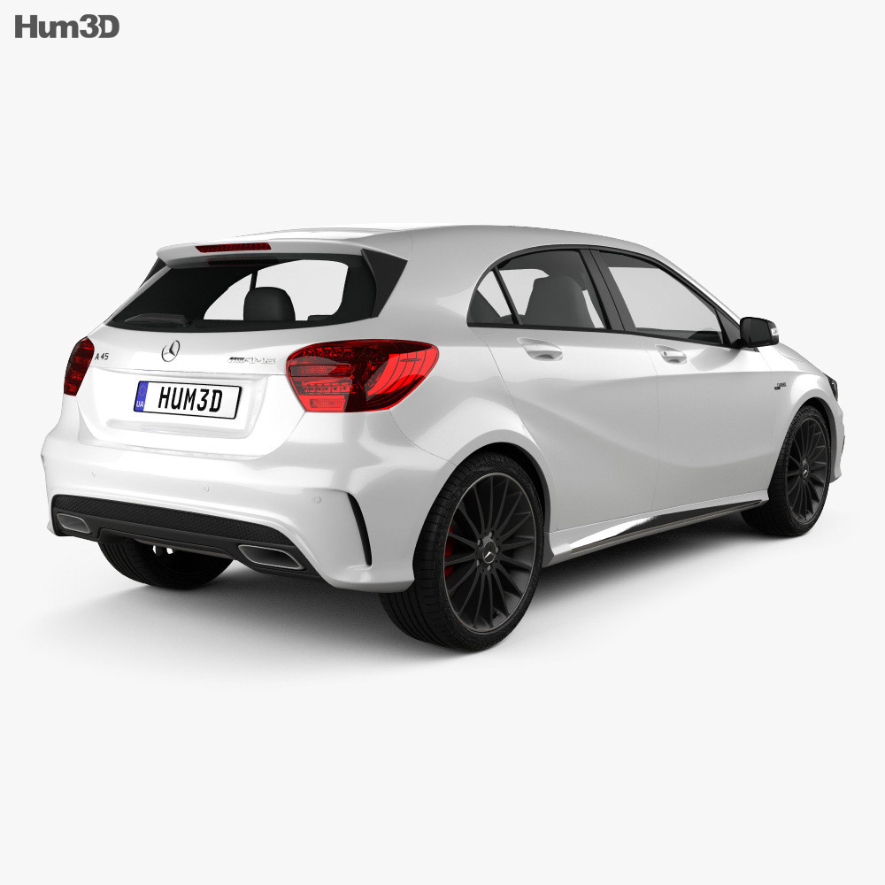 Mercedes-Benz A-class AMG 2016 3D model - Download Hatchback on ...