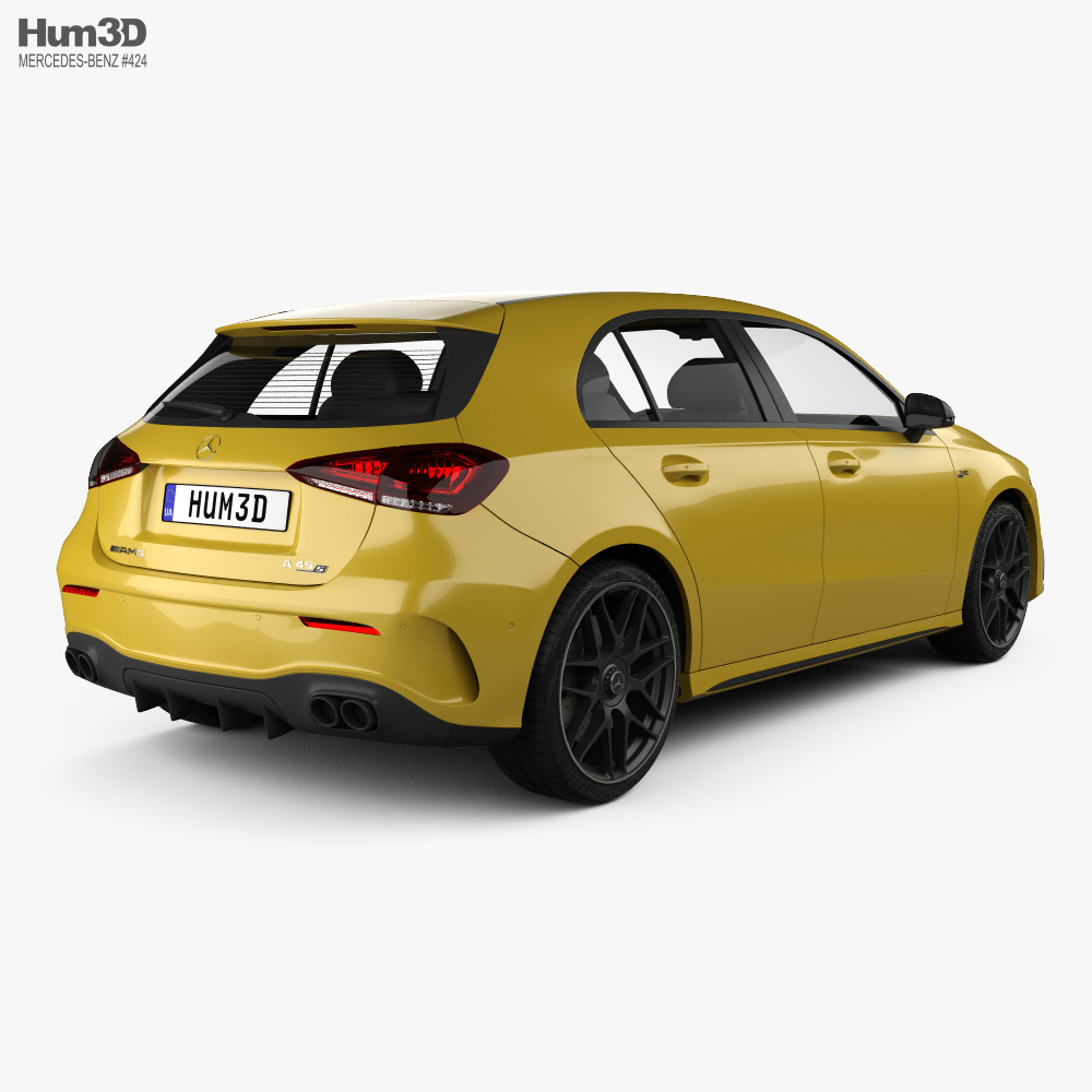 Mercedes-Benz A-class S AMG 2021 3D model - Download Sedan on 3DModels.org