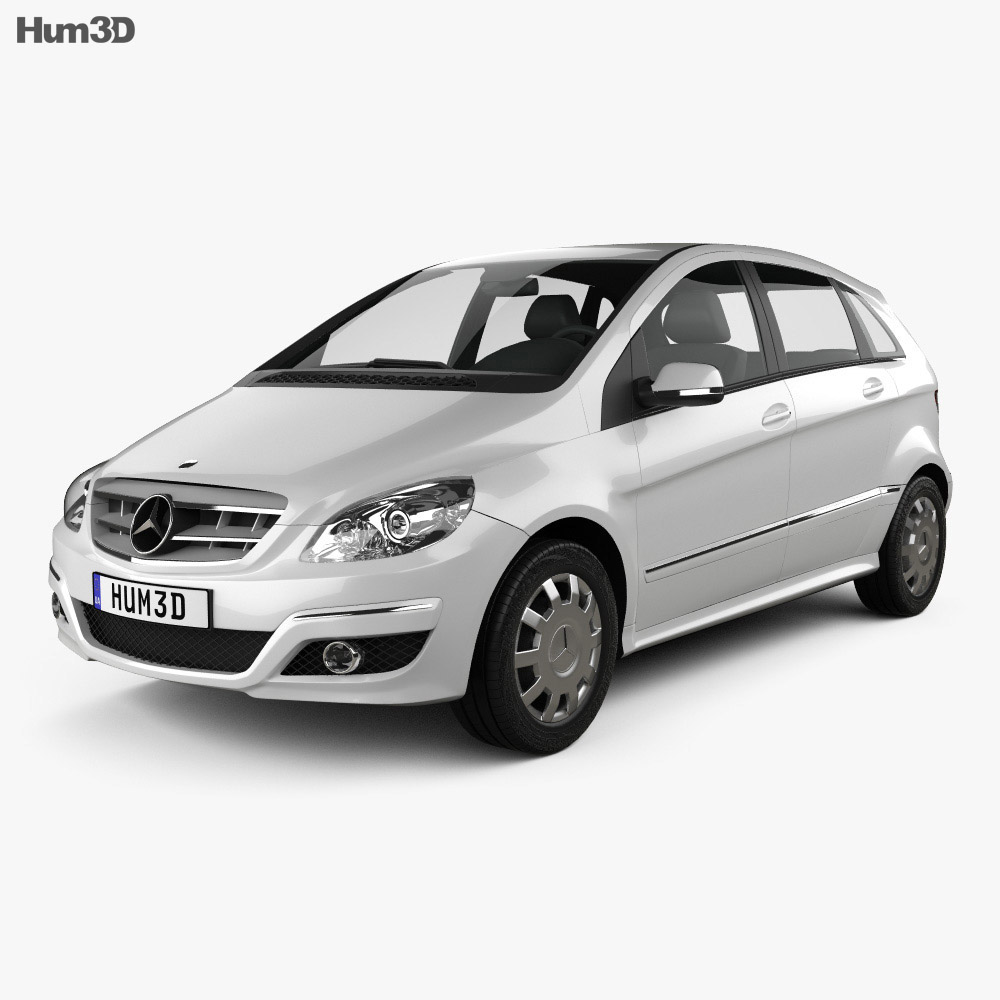 Mercedes-Benz B-class 2013 3D model - Download Hatchback on 3DModels.org