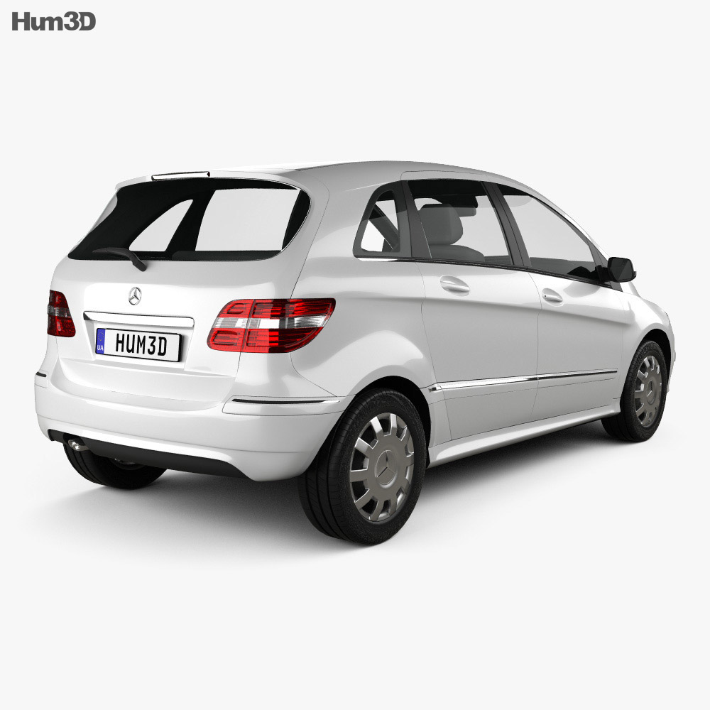 Mercedes-Benz B-class 2013 3D model - Download Hatchback on 3DModels.org