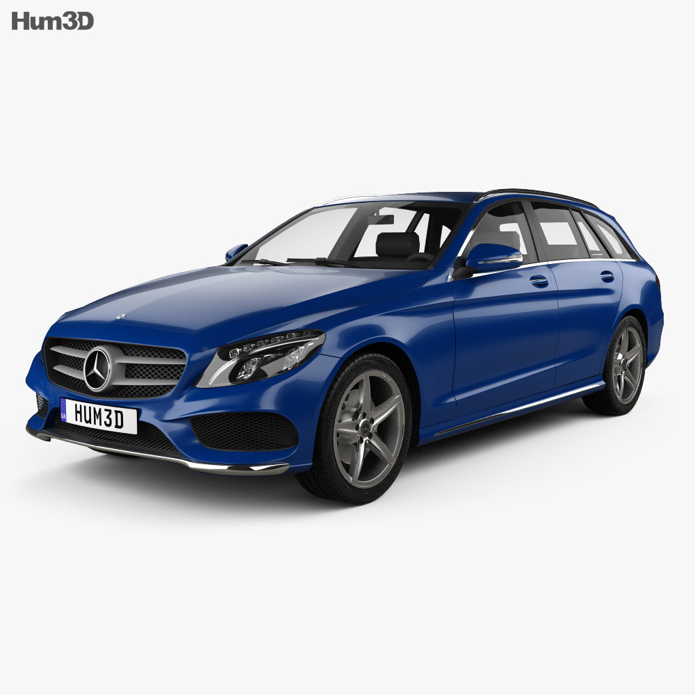 Mercedes-Benz Clase C (S205) estate AMG line 2020 Modelo 3D - Descargar ...