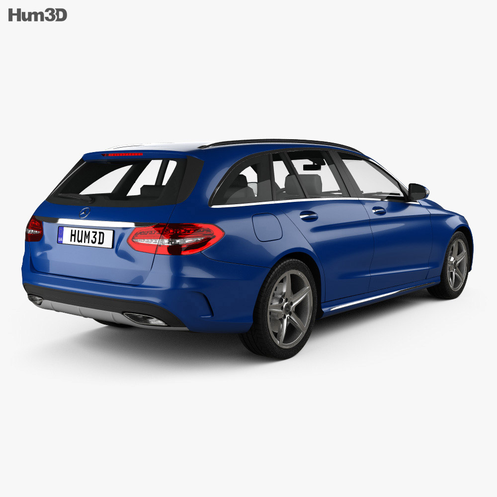 Mercedes-Benz Clase C (S205) estate AMG line 2020 Modelo 3D - Descargar ...