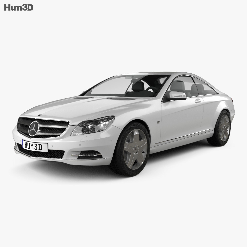 Mercedes-Benz CL-class W216 2014 3D model - Download Sports car on ...