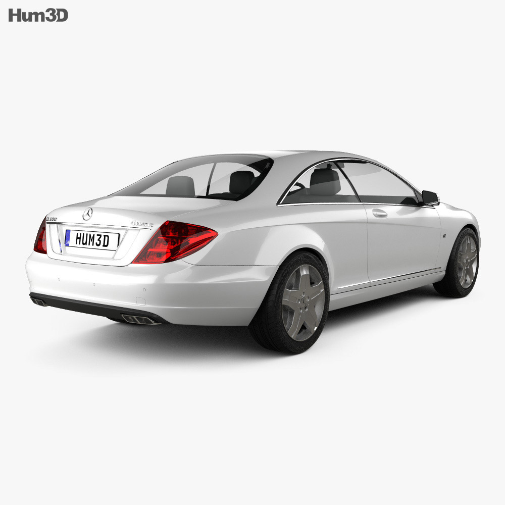 Mercedes-Benz CL-class W216 2014 3D model - Download Sports car on ...