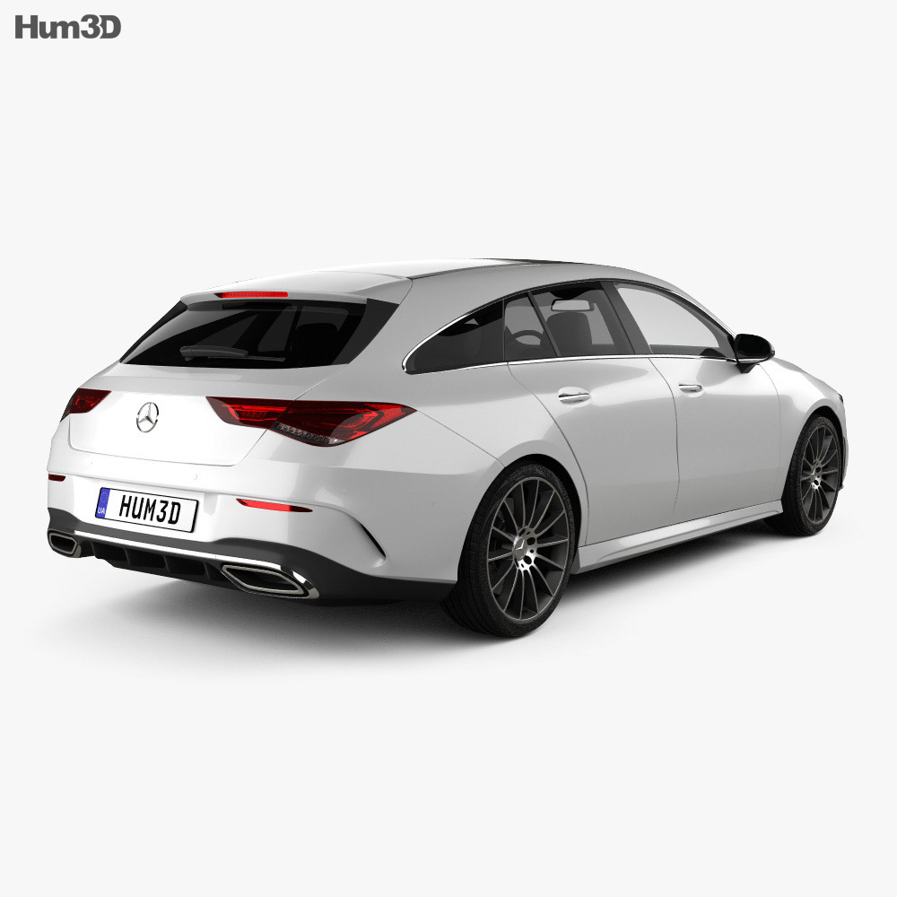 Mercedes-Benz CLA-class Shooting Brake AMG-Line 2022 3D model ...