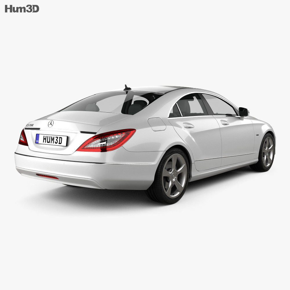 Mercedes-Benz CLS级 (W218) 2014 3D模型 - 下载 Hatchback on 3DModels.org