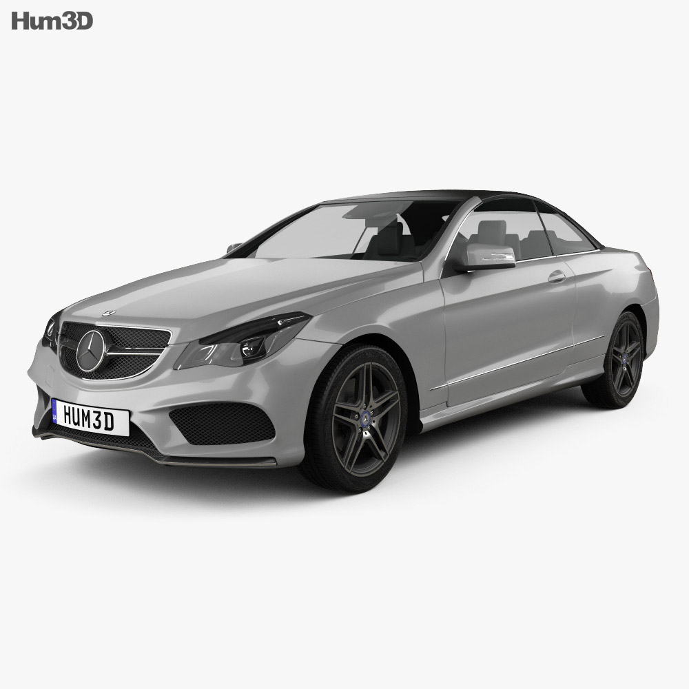 Mercedes-Benz E-class convertible AMG Sports Package 2017 3D model ...