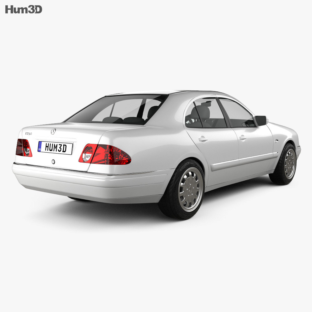 Mercedes-Benz E-class sedan (W210) 2003 3D model - Download Sedan on ...