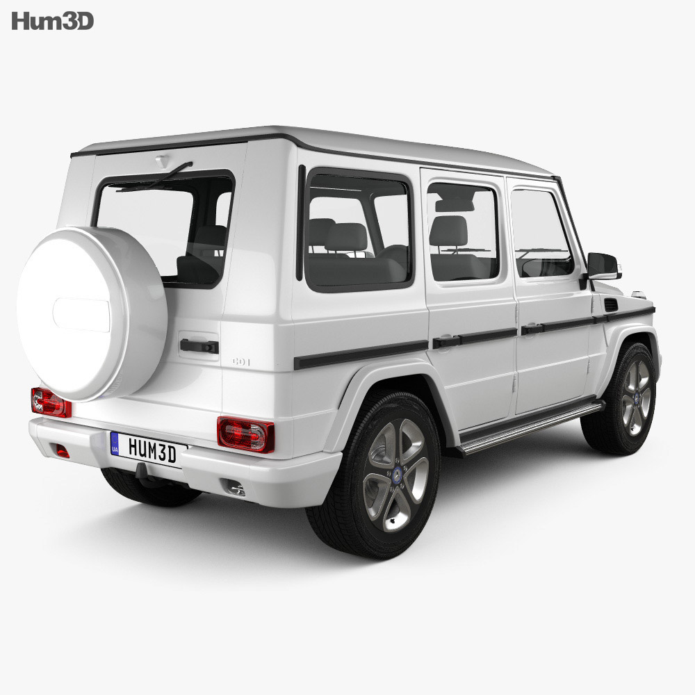 Mercedes-Benz G-class 5-door 2016 3D model - Download Crossover SUV on ...