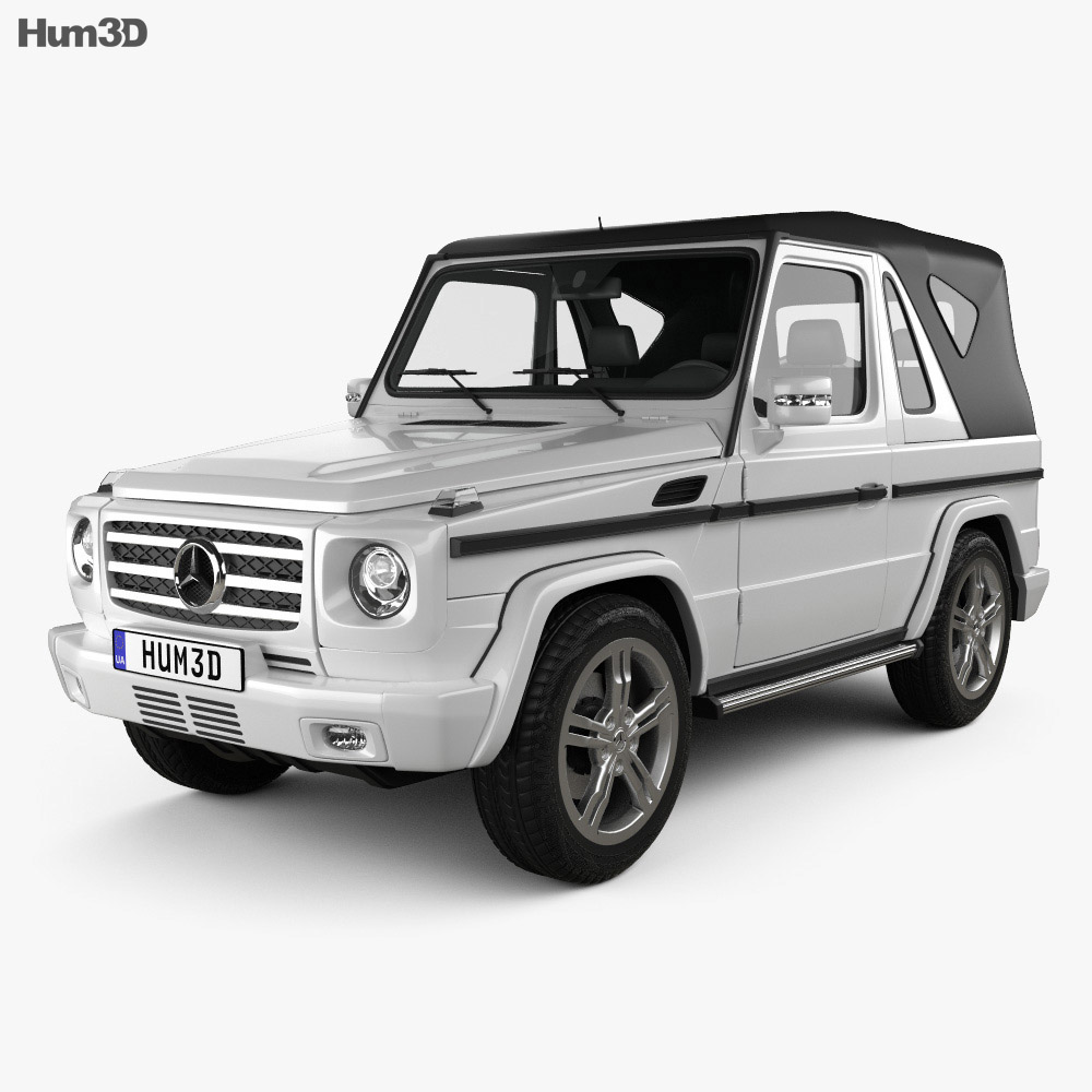 Mercedes-Benz G-class cabriolet 3-door 2011 3D model - Download ...